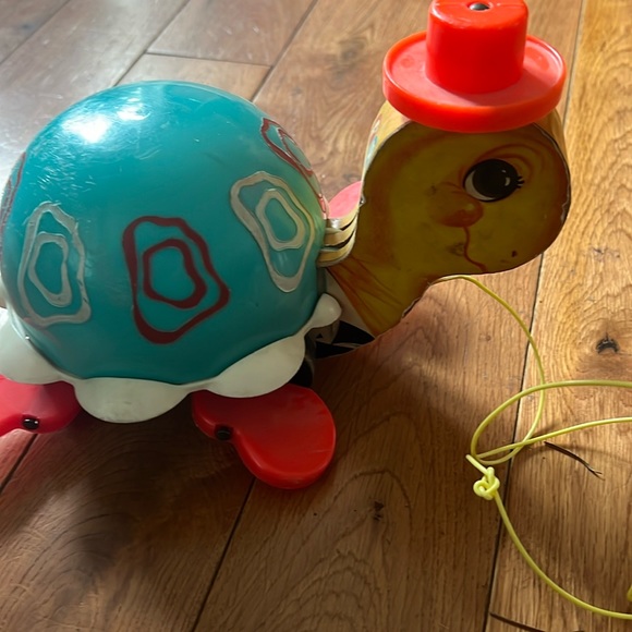 Fisher-Price | Toys | Fisher Price Vintage Pull Along Turtle | Poshmark